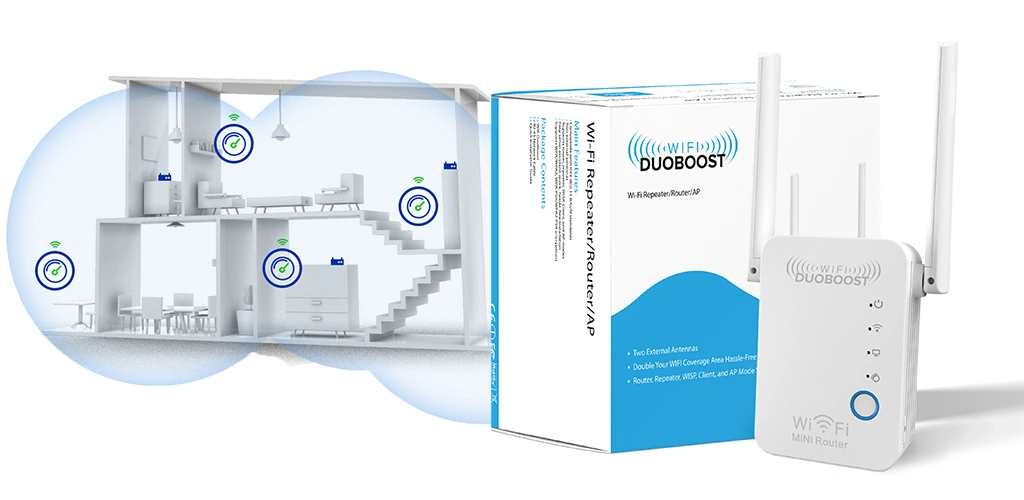 Techfibrr - WiFi DuoBoost
